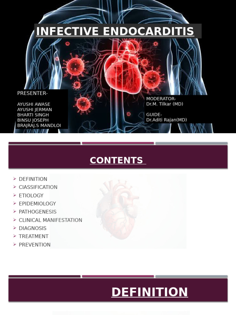 Infective Endocarditis Guide | PDF | Medical Specialties | Clinical ...