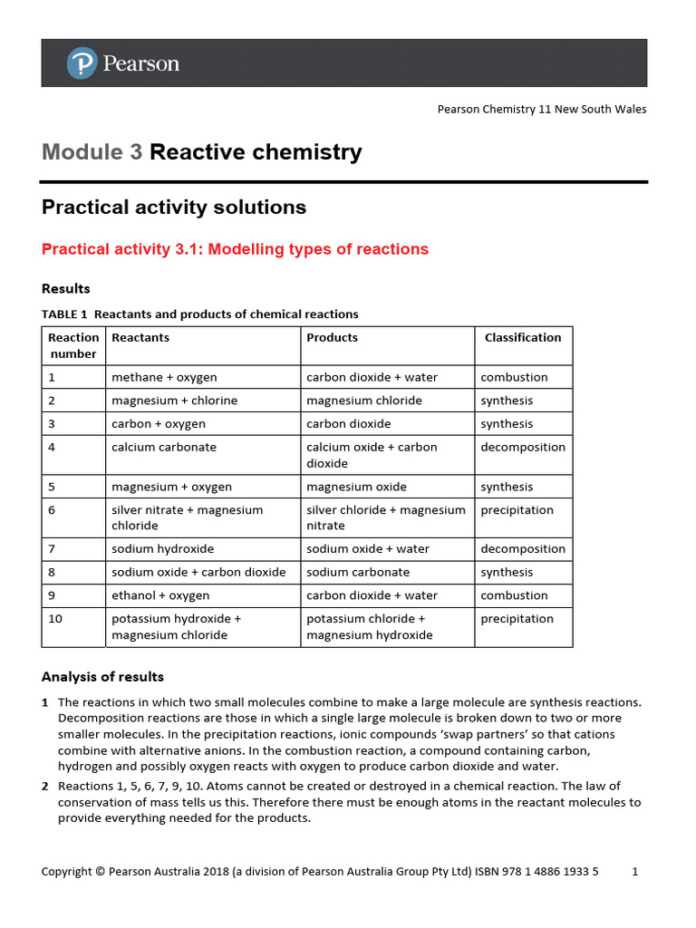 Module 3 Practical Solutions | PDF | Precipitation (Chemistry) | Oxide