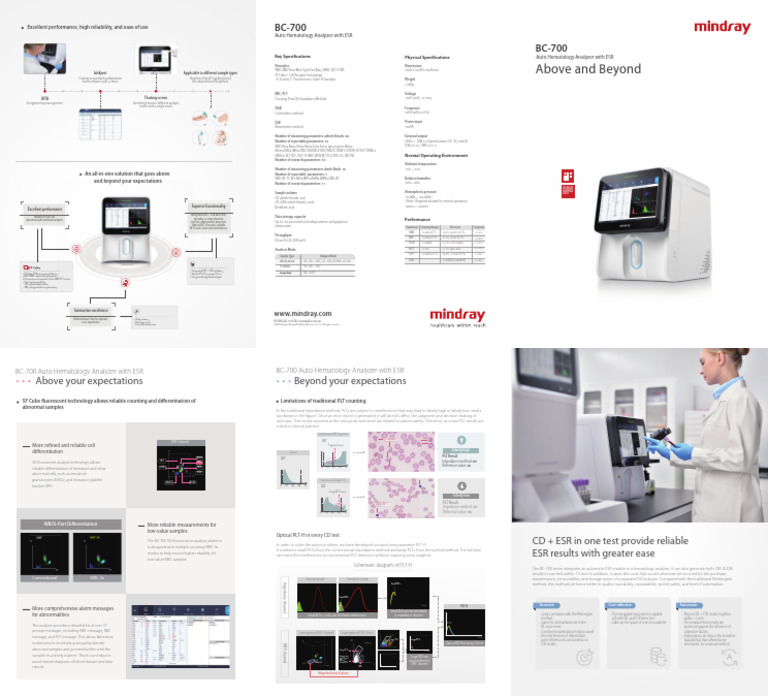 Mindray 5 Part Hematology Analyzer | PDF