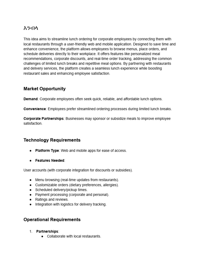 Market Opportunity: Demand Convenience Corporate Partnerships | PDF ...