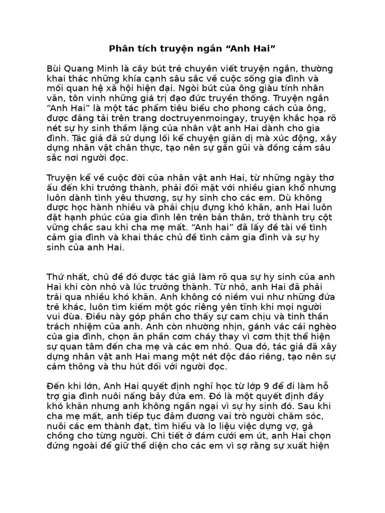 Anh Hai | PDF