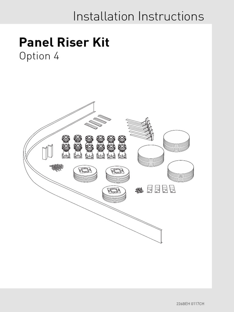 panel-riser-kit-option-4 | PDF | Screw | Silicone