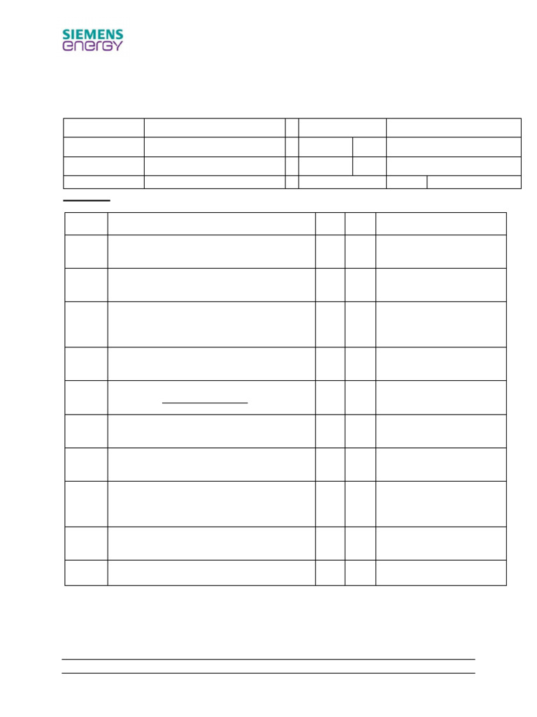 Pre - Commissioning Checklist | PDF | Power Supply | High Voltage