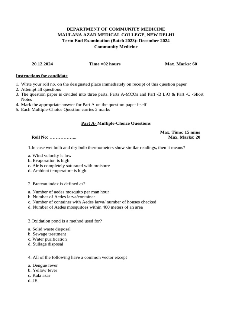 Question Paper Dec2024 | PDF