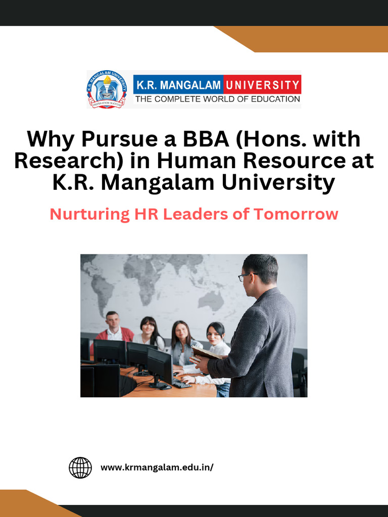 Why Pursue A BBA (Hons. With Research) in Human Resource at K.R ...