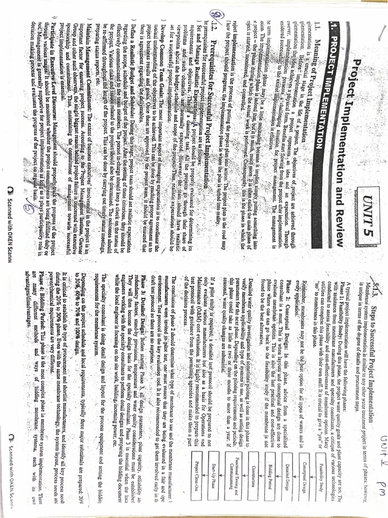 PM Unit-5 | PDF