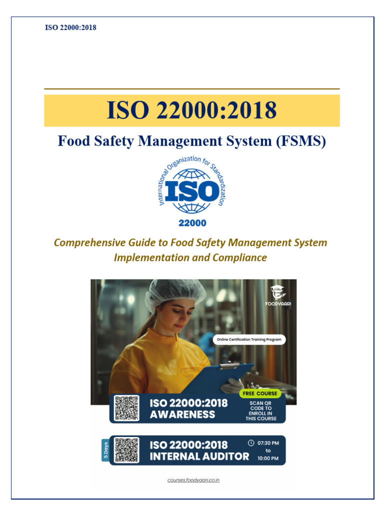 ISO 22000:2018 Food Safety Guide | PDF | Food Safety | Business