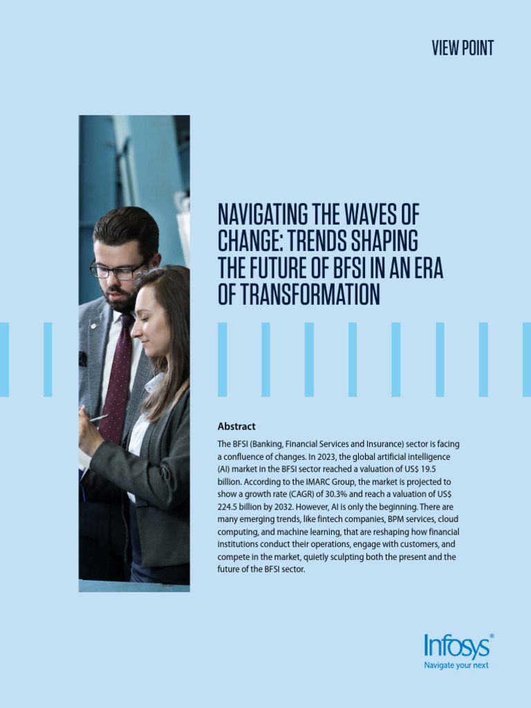 Future Trends in BFSI Sector 2023 | PDF | Business Process Management | Cloud Computing