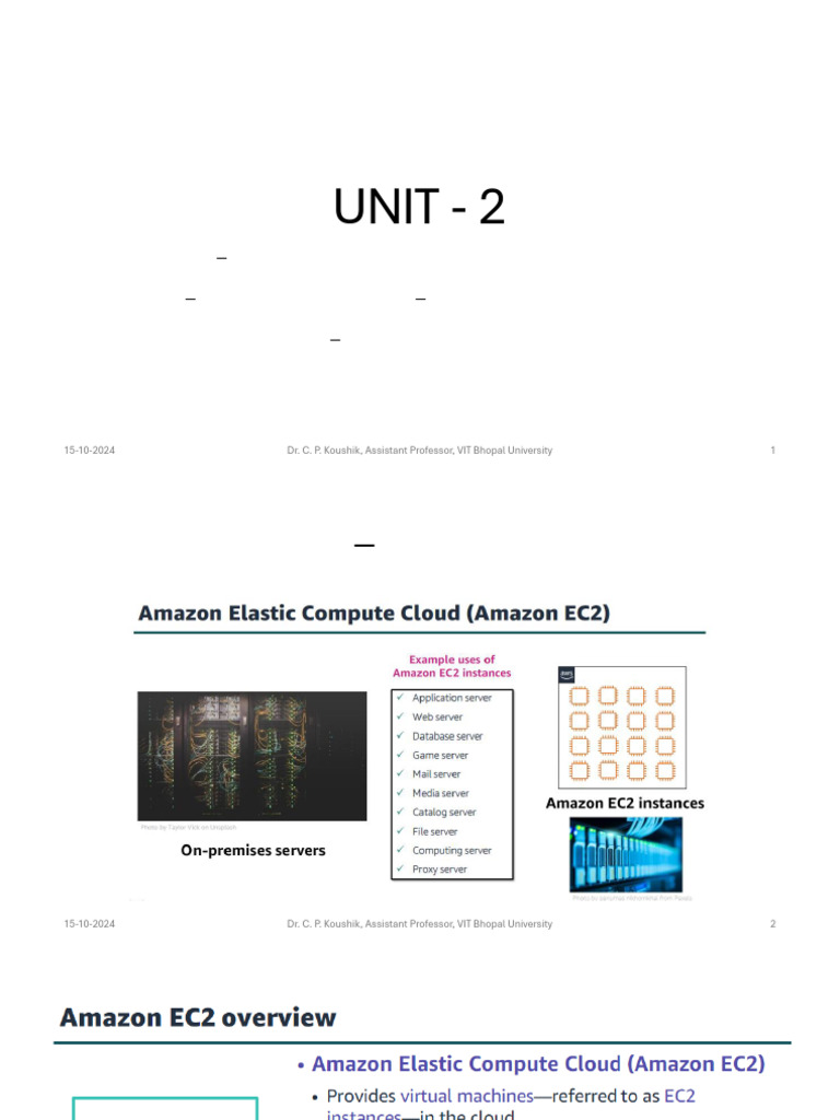 UNIT - 2 | PDF | Amazon Web Services | Software Engineering