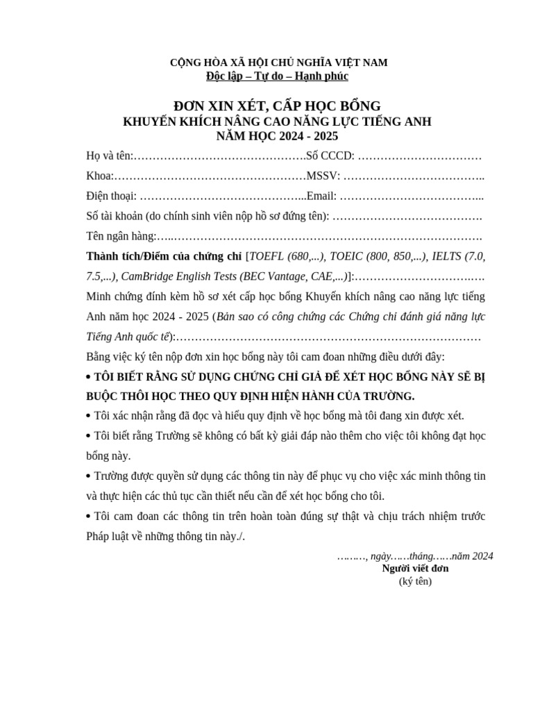 Mau Don HB Khuyen Khich Nang Cao Nang Luc Tieng Anh 3 | PDF