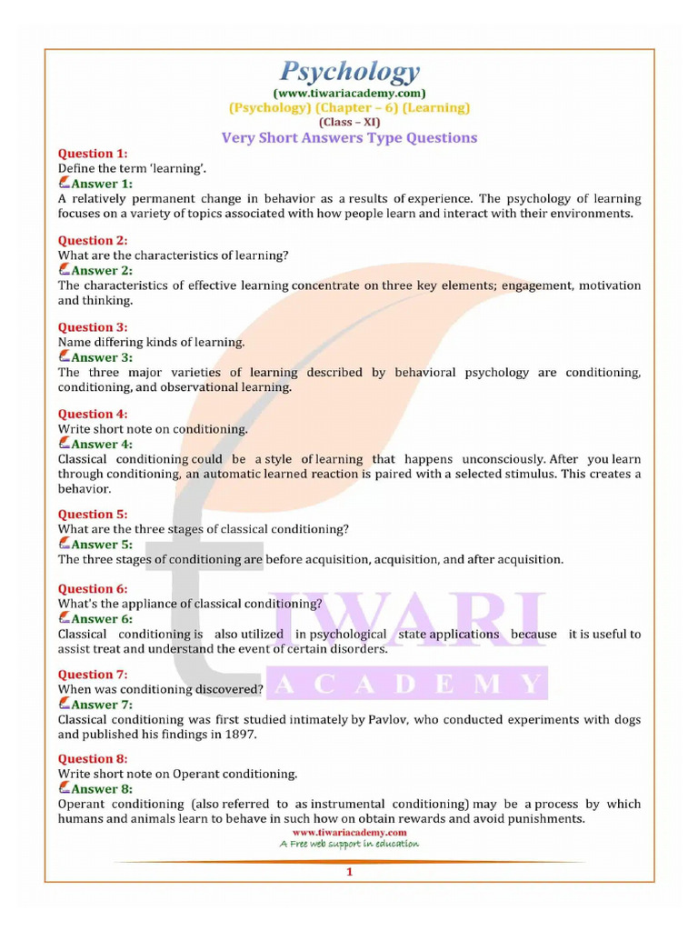 Learning 2 Tiwari Academy | PDF