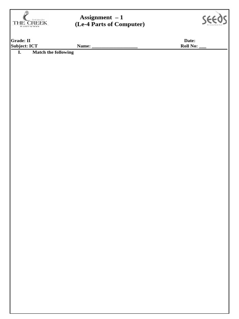 637645594807823146_Parts_of_Computer_GR-2_Ass1 | PDF