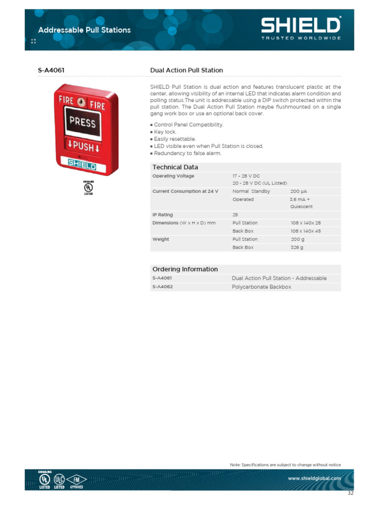 Dual-Action-Pull-Station_SHIELD (1) | PDF | Computer Engineering ...
