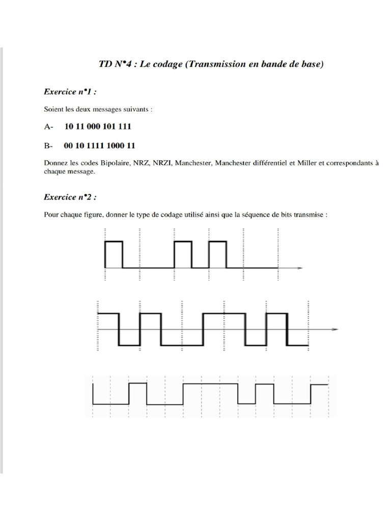 TD Codage | PDF