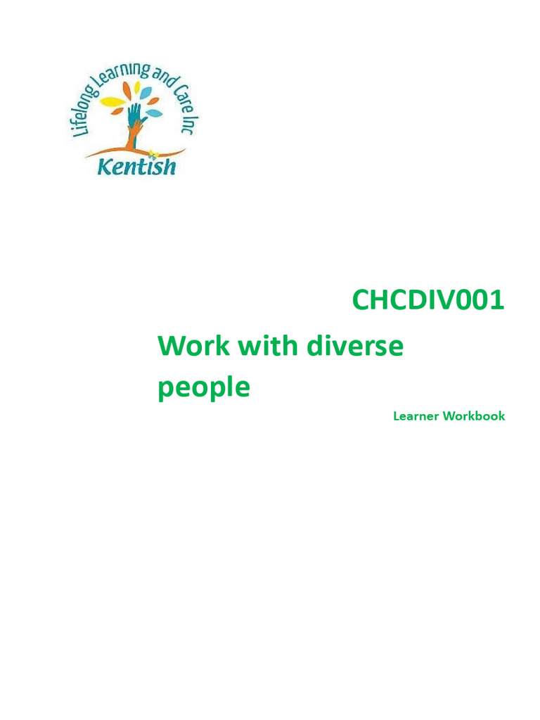 Work with Diverse People Workbook | PDF | Nonverbal Communication ...