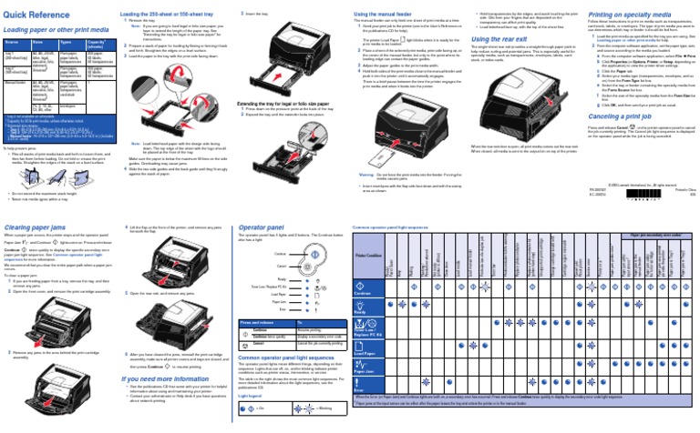 Qref | PDF | Printer (Computing) | Office Work
