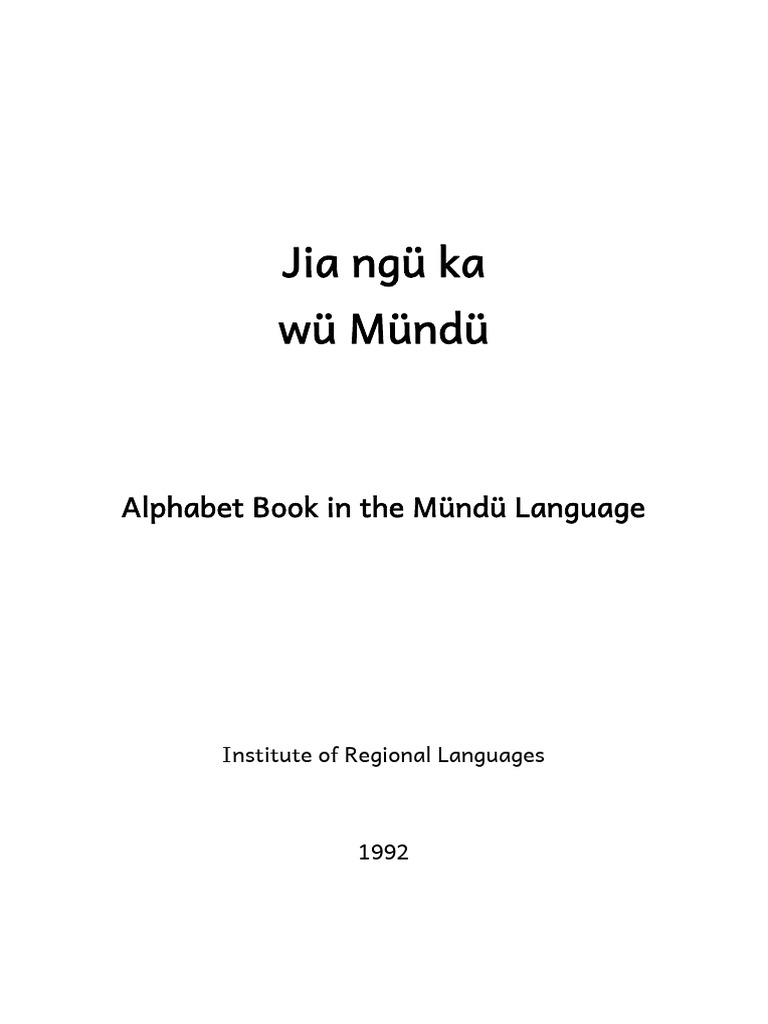 Mundu ABC Book | PDF