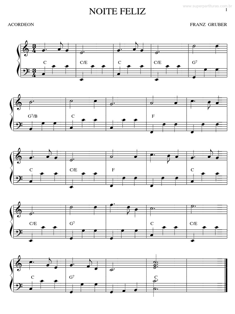 [Superpartituras.com.Br] Noite Feliz v 5 | PDF