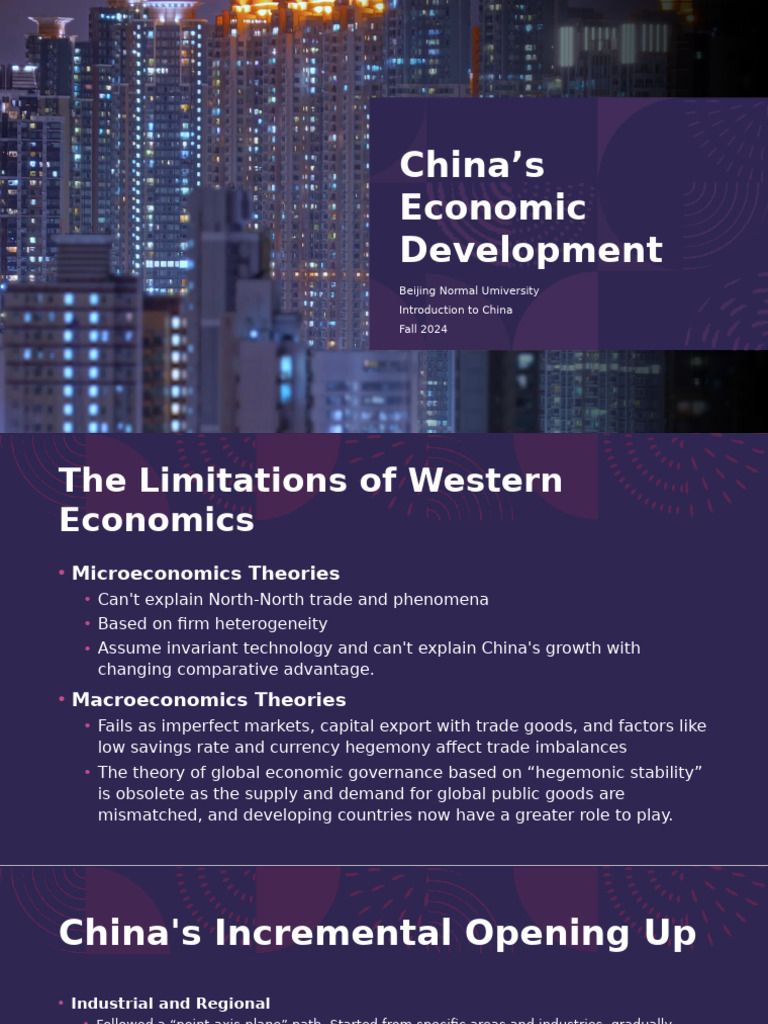 China's Economic Development - 101 | PDF | Fiscal Policy | Macroeconomics