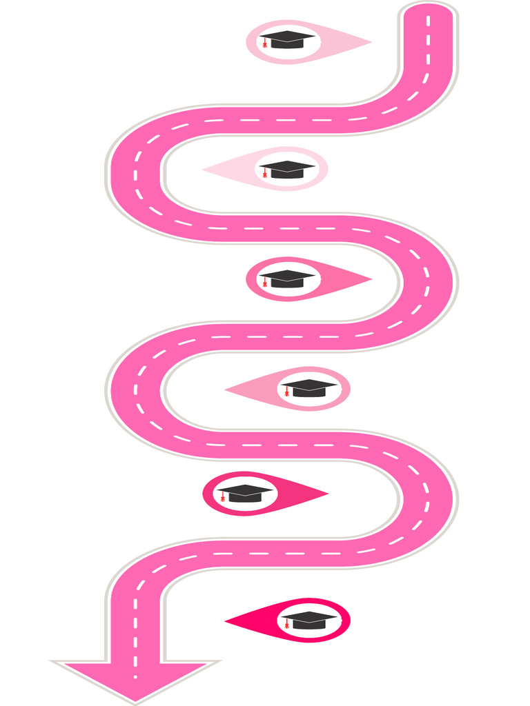 Purple Colorful Modern Roadmap Timeline Infographic | PDF