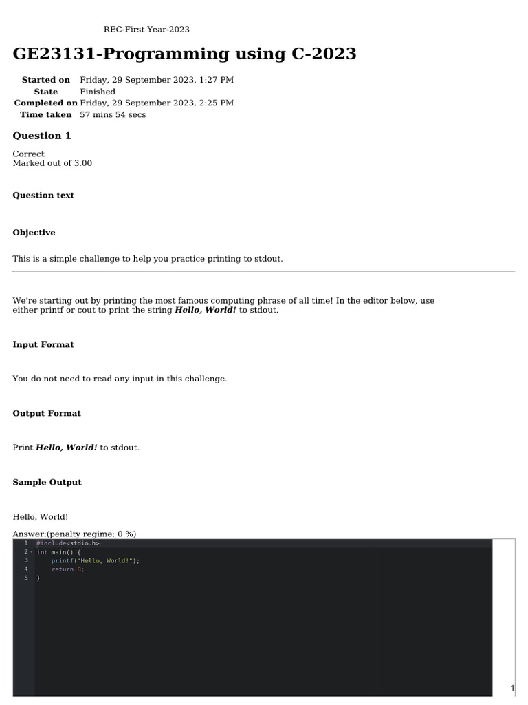 GE23131-Programming Using C-2023 | PDF | Computer Programming | Computing