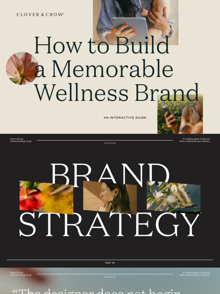 Clover & Crow - How to Build a Memorable Wellness Brand | PDF | Brand | Target Audience
