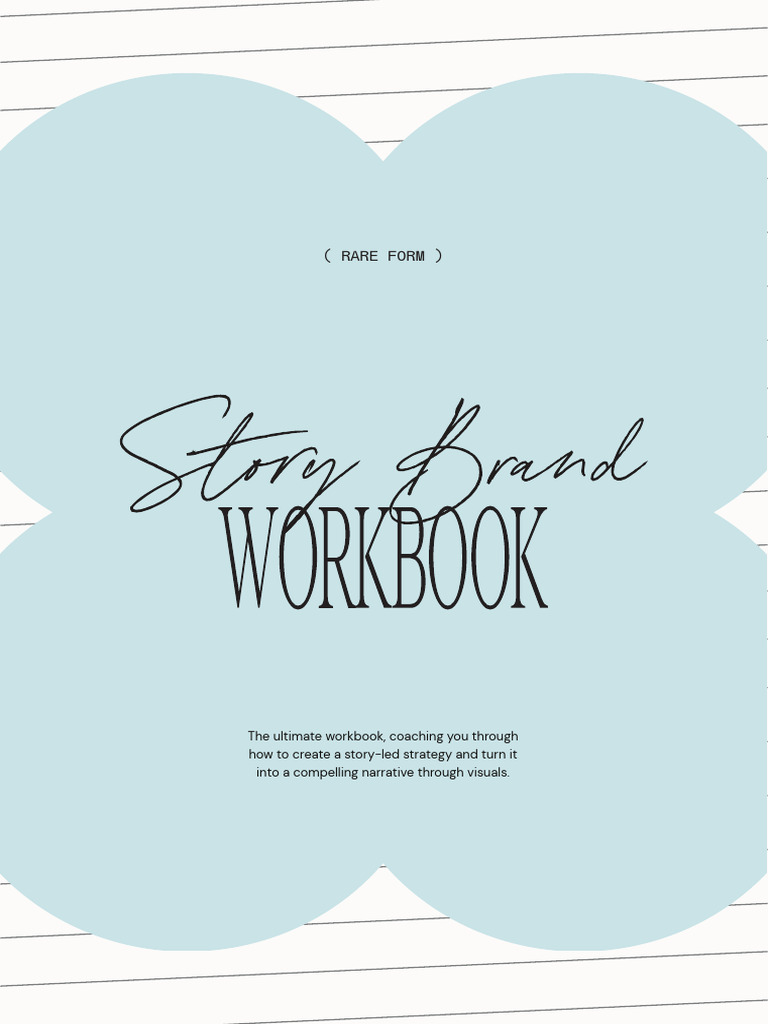 Story Brand Workbook - Rare Form | PDF | Brand | Target Audience