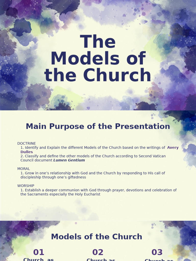 2 Models of the Church | PDF | Catholic Church | Sacraments