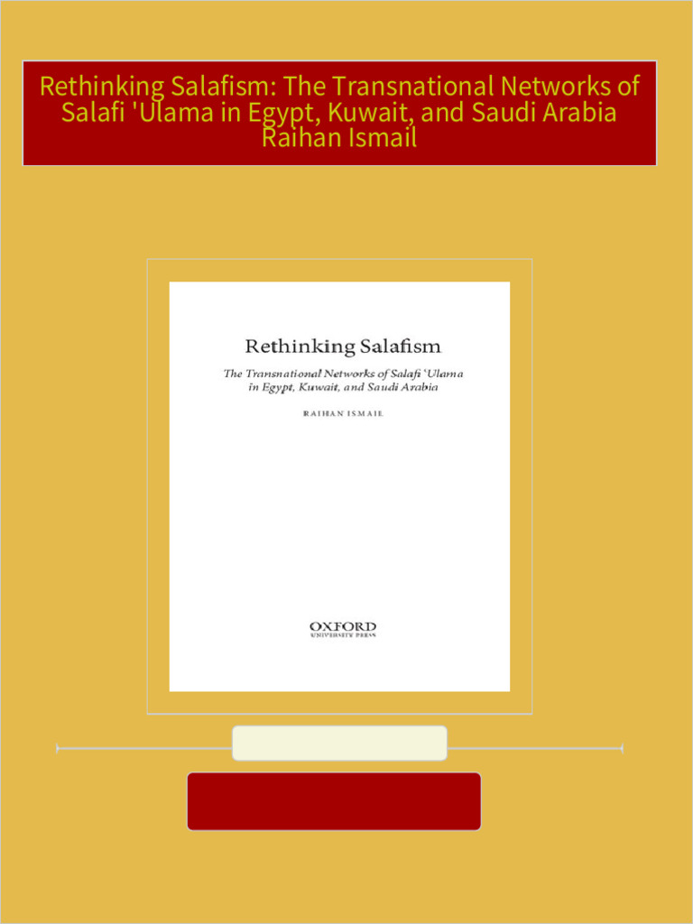 Instant ebooks textbook Rethinking Salafism: The Transnational Networks ...