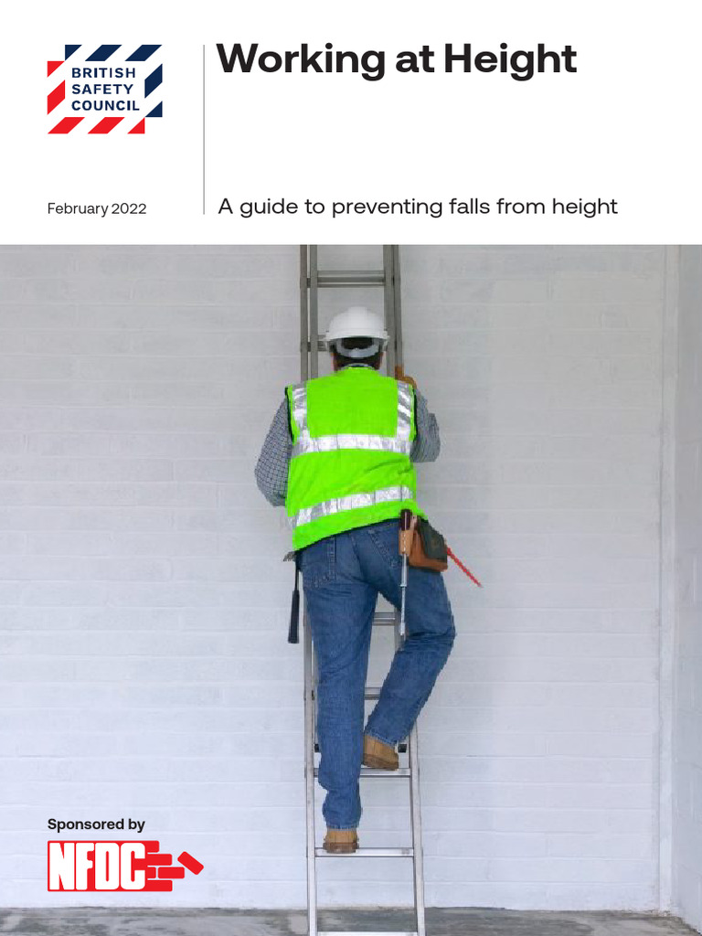 BSC Guide Working at Height February2022 | PDF | Ladder | Scaffolding