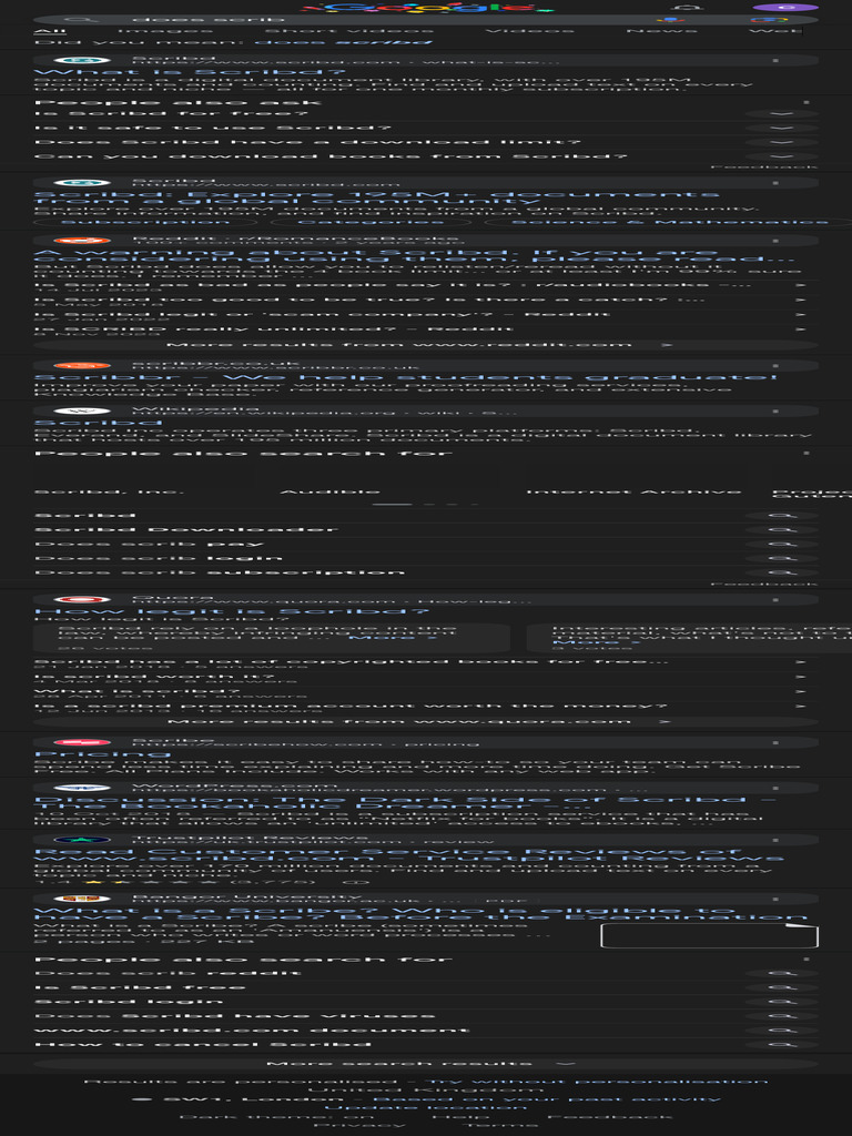 Does Scrib Google Search Pdf Scribd Computing