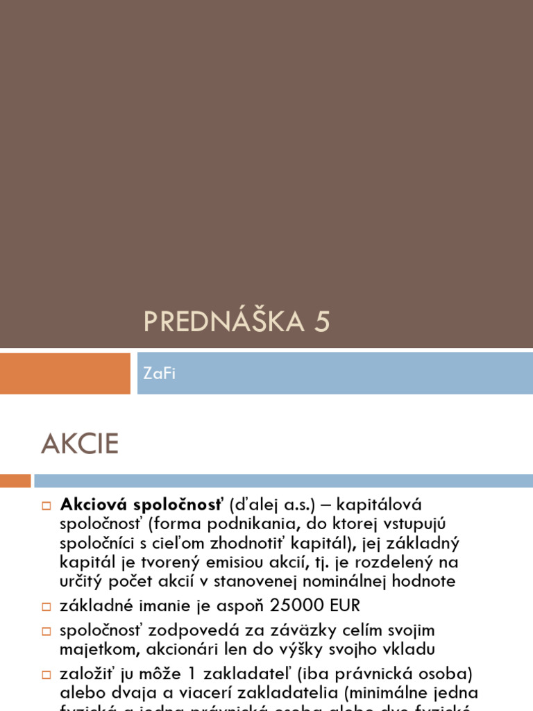 Prednaska 5 | PDF