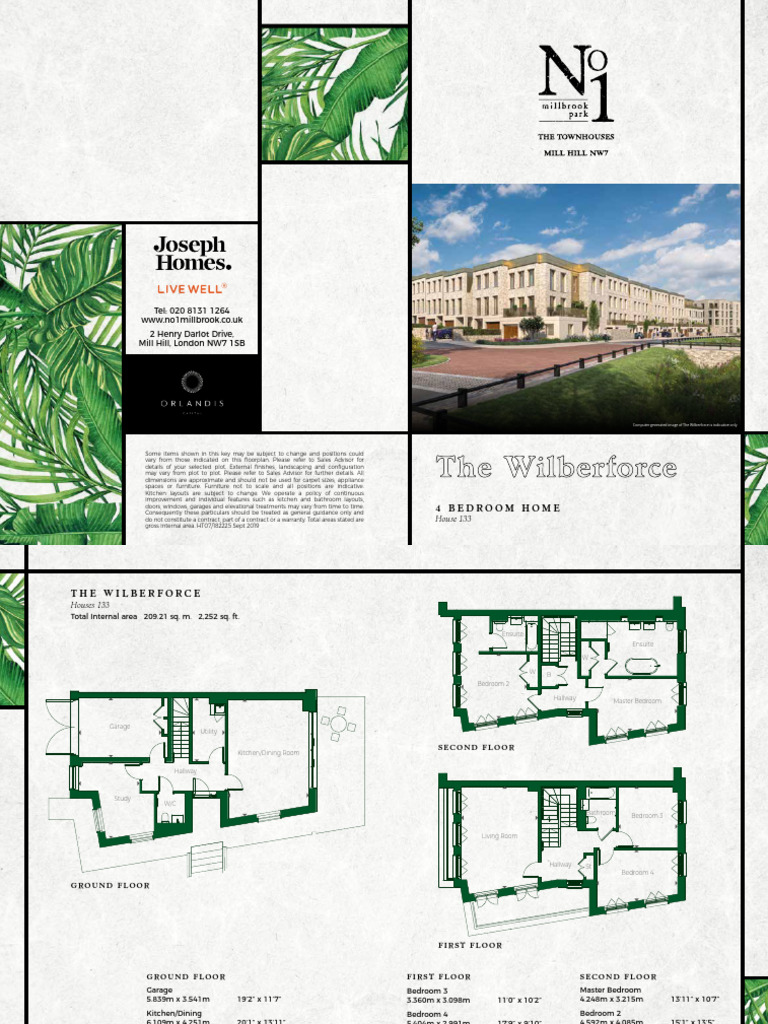 No.1 Millbrook Park - The Wilberforce | PDF | Bedroom | Room