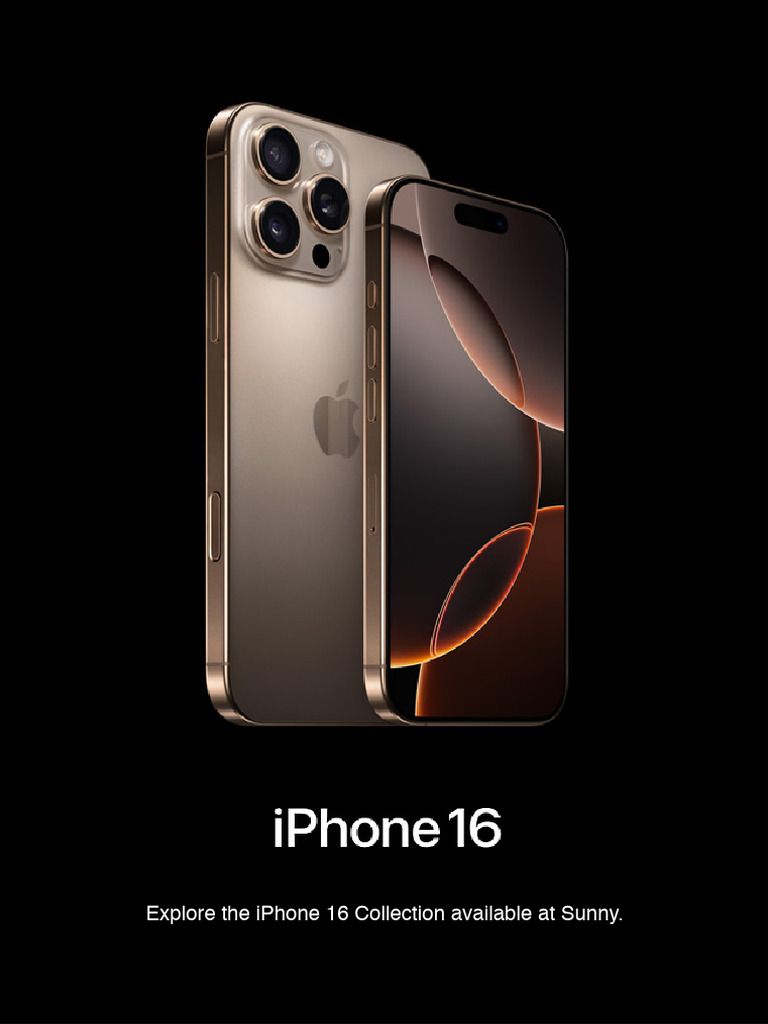 iPhone 16 Collection at Sunny Europe | PDF | I Phone | Smartphone