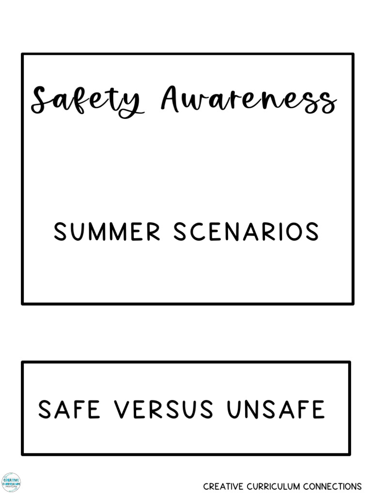 Safety Awareness: Summer Scenarios | PDF