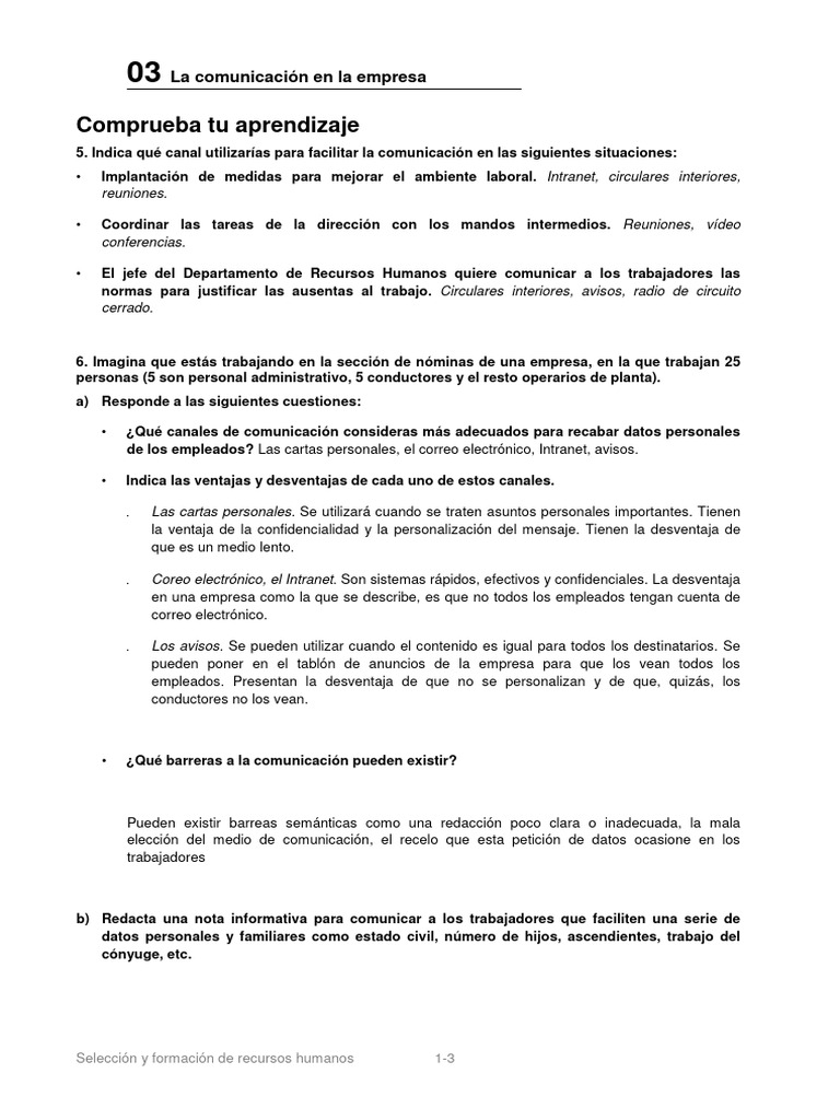 Soluciones Act - UD2 | PDF | Gestión de recursos humanos
