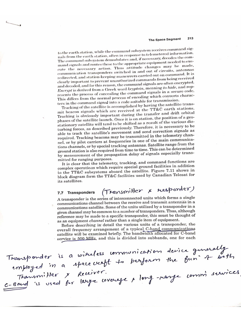 Transponders & Wideband Receiver | PDF