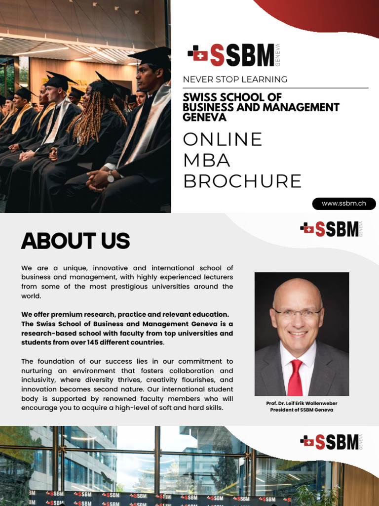 ONLINE_SSBM_Geneva_MBA_Brochures | PDF | Master Of Business ...