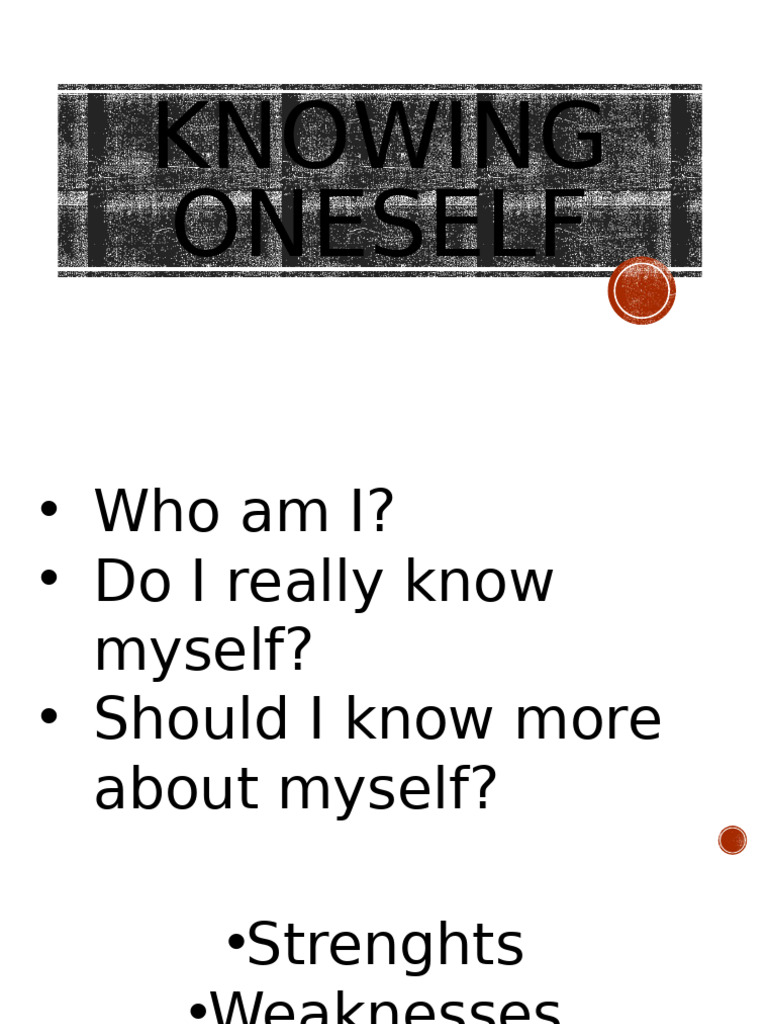 Dimensions of The Self | PDF | Self | Thought