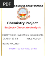Class 12 Chocolate Analysis Project | PDF | Chocolate | Nature