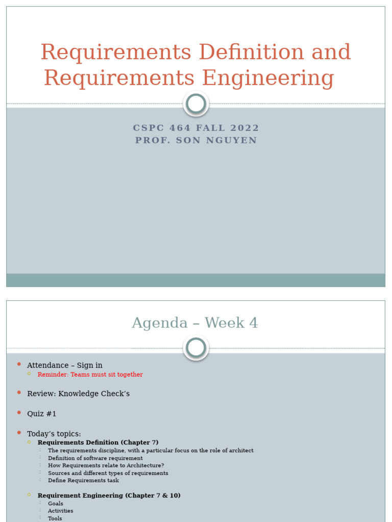 Defining the Requirements | PDF | Scrum (Software Development) | Computing