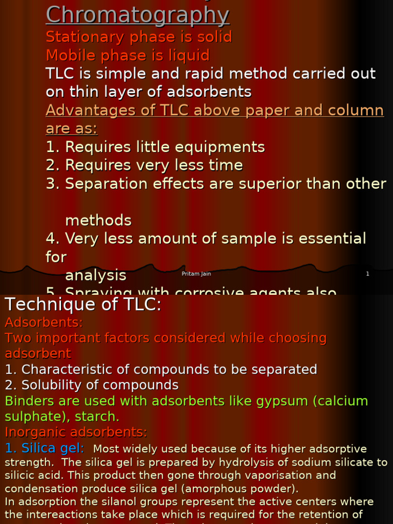Thin Layer Chromatography | PDF | Thin Layer Chromatography ...