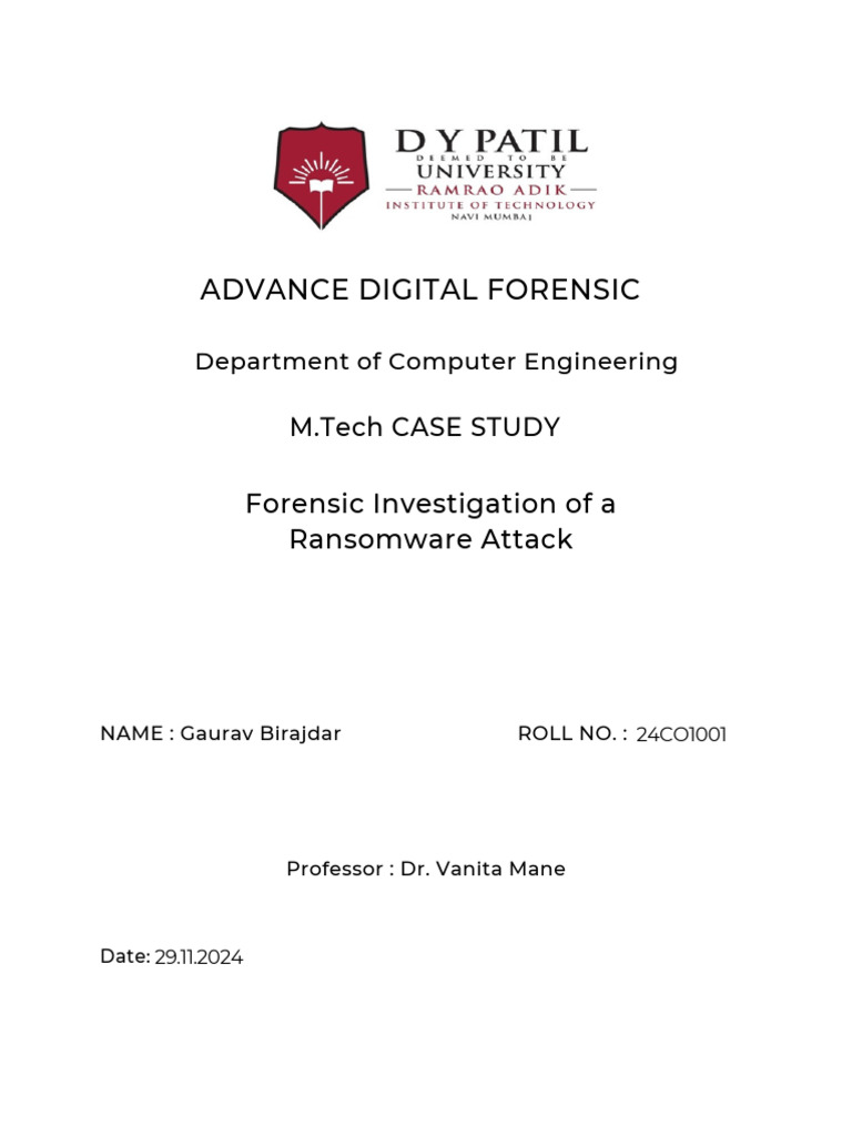 ADF Case Study | PDF