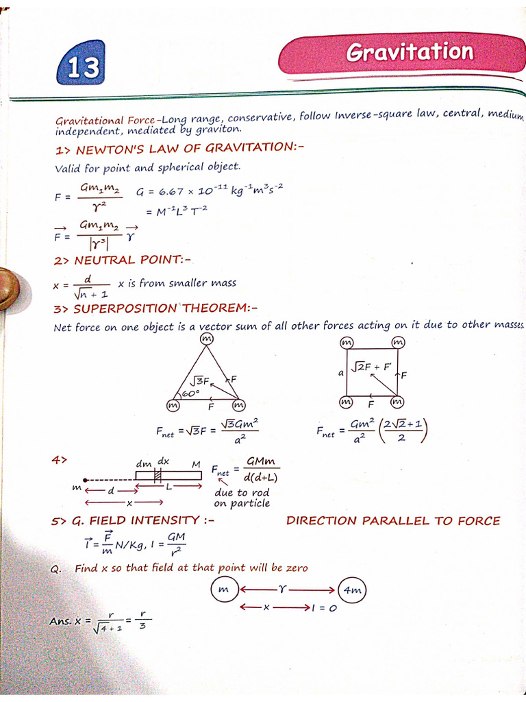 Physics Medeasy Gravitational | PDF