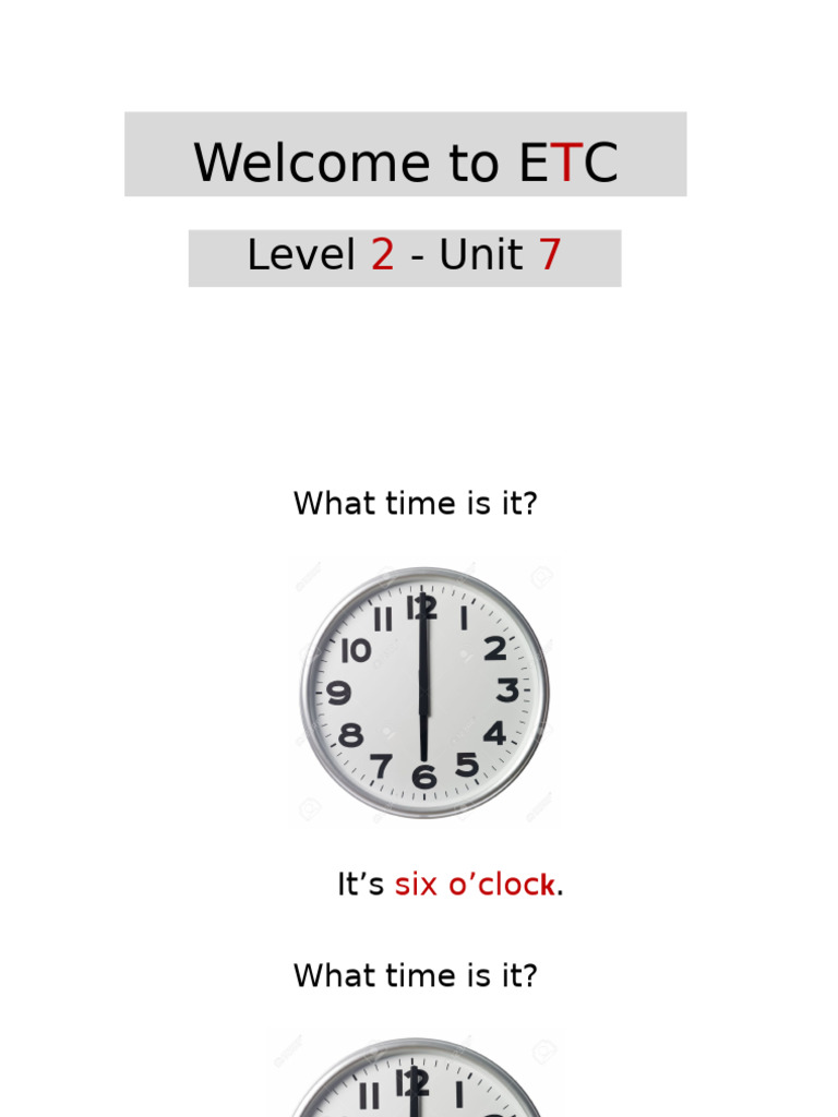 Telling Time and Daily Routines | PDF