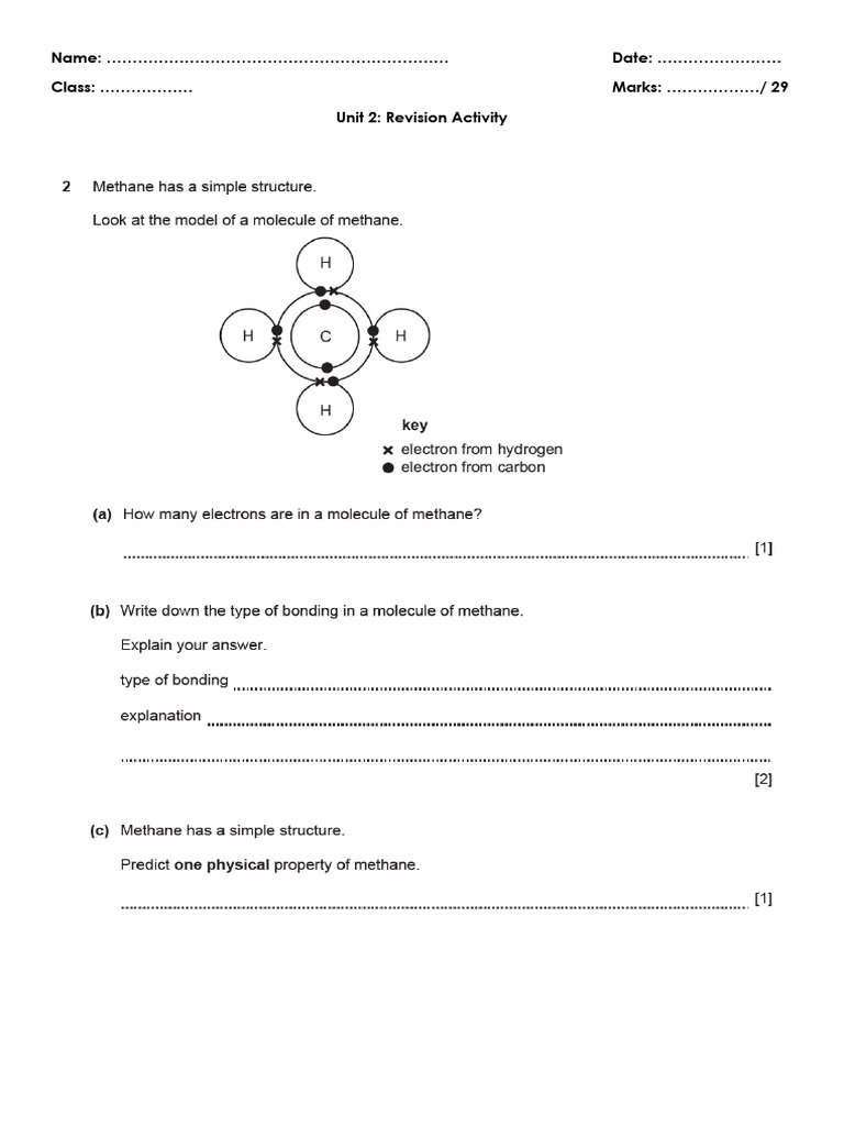 Unit 2 Revision Paper | PDF
