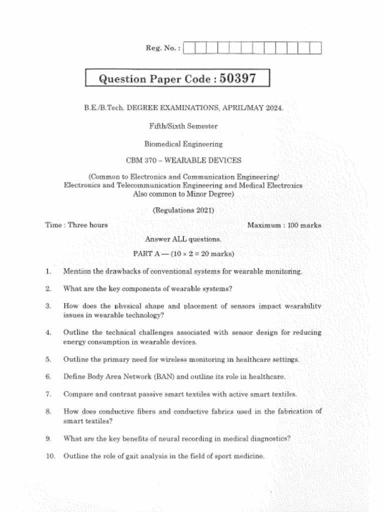 Question Paper | PDF