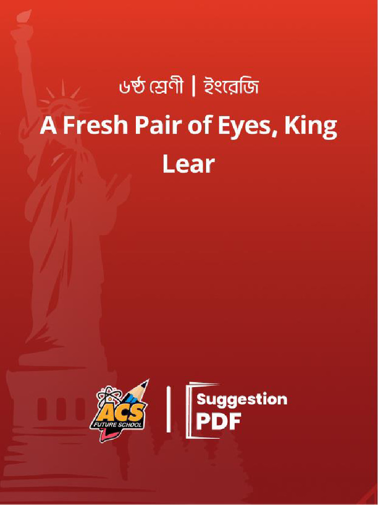 BMP Suggestion PDF Class 6 Englisht A Fresh Pair of Eyes King Lear | PDF | Greenhouse Effect ...