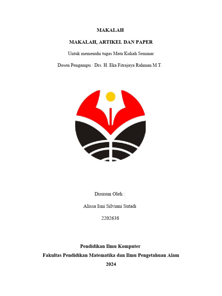 Perbedaan Makalah, Artikel, dan Paper | PDF