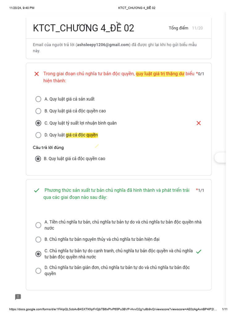 KTCT - CHƯƠNG 4 - ĐỀ 02 | PDF